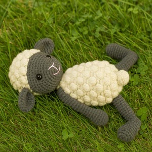 Bobble Sheep Crochet Pattern – Amigurumi Lamb PDF | Soft Plush Toy DIY ...