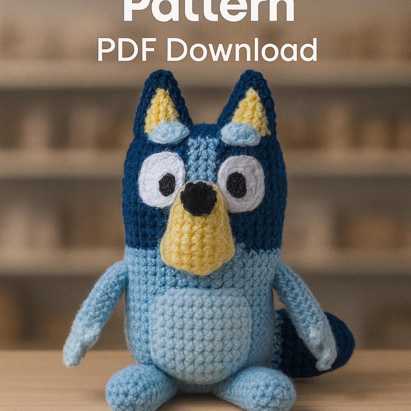 Bluey Crochet Pattern - Etsy