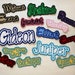 Custom Embroidered Name Patch - Iron On - Etsy