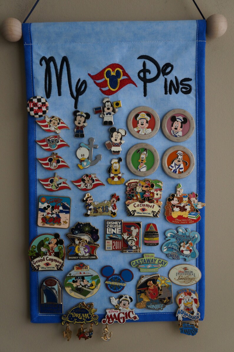 My DCL Pins Display - Trading Pin Display - Pin Holder - Etsy
