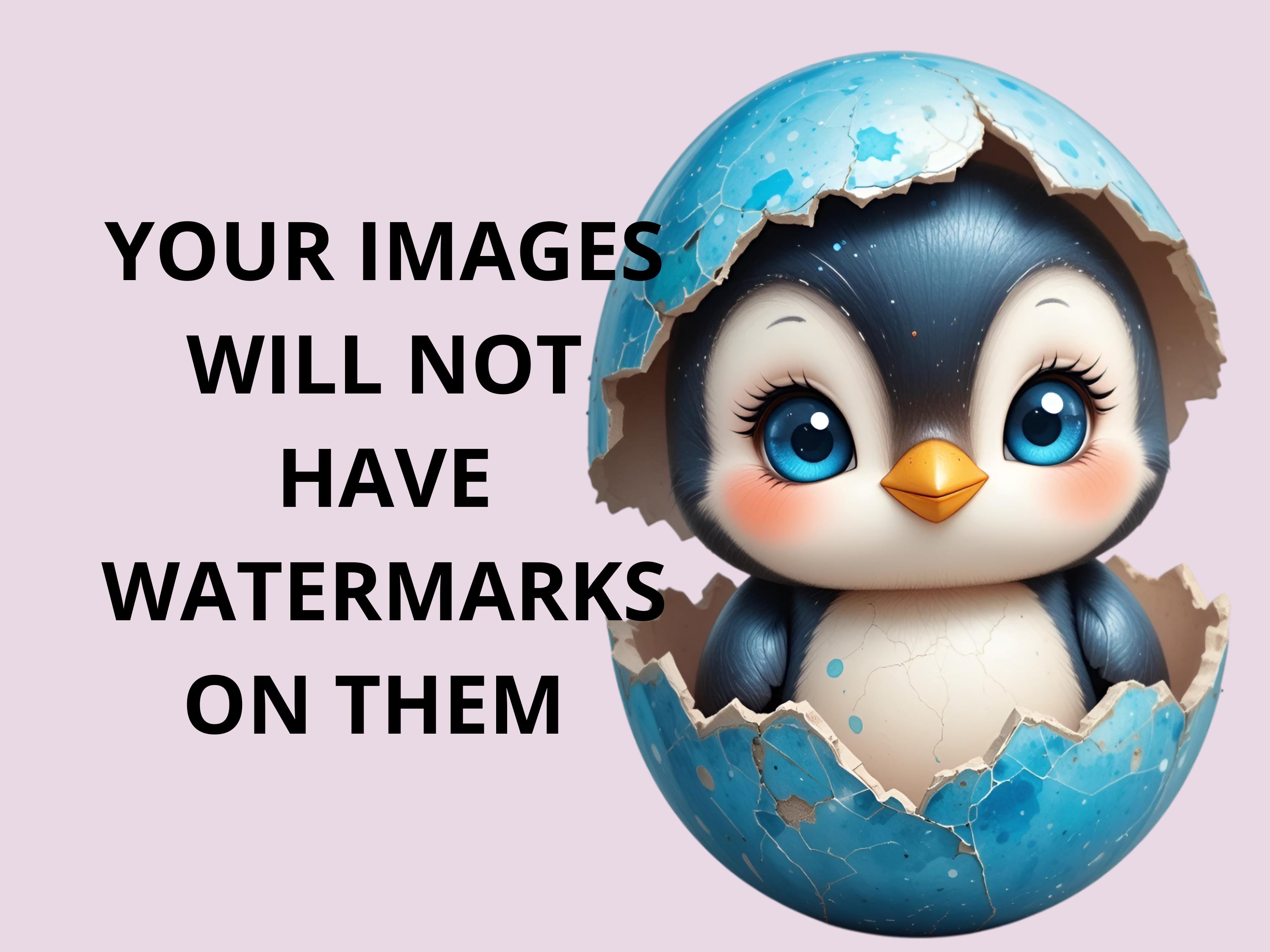 Cute Penguin Clipart PNG / Kawaii Baby Penguin for Nursery / Penguin ...