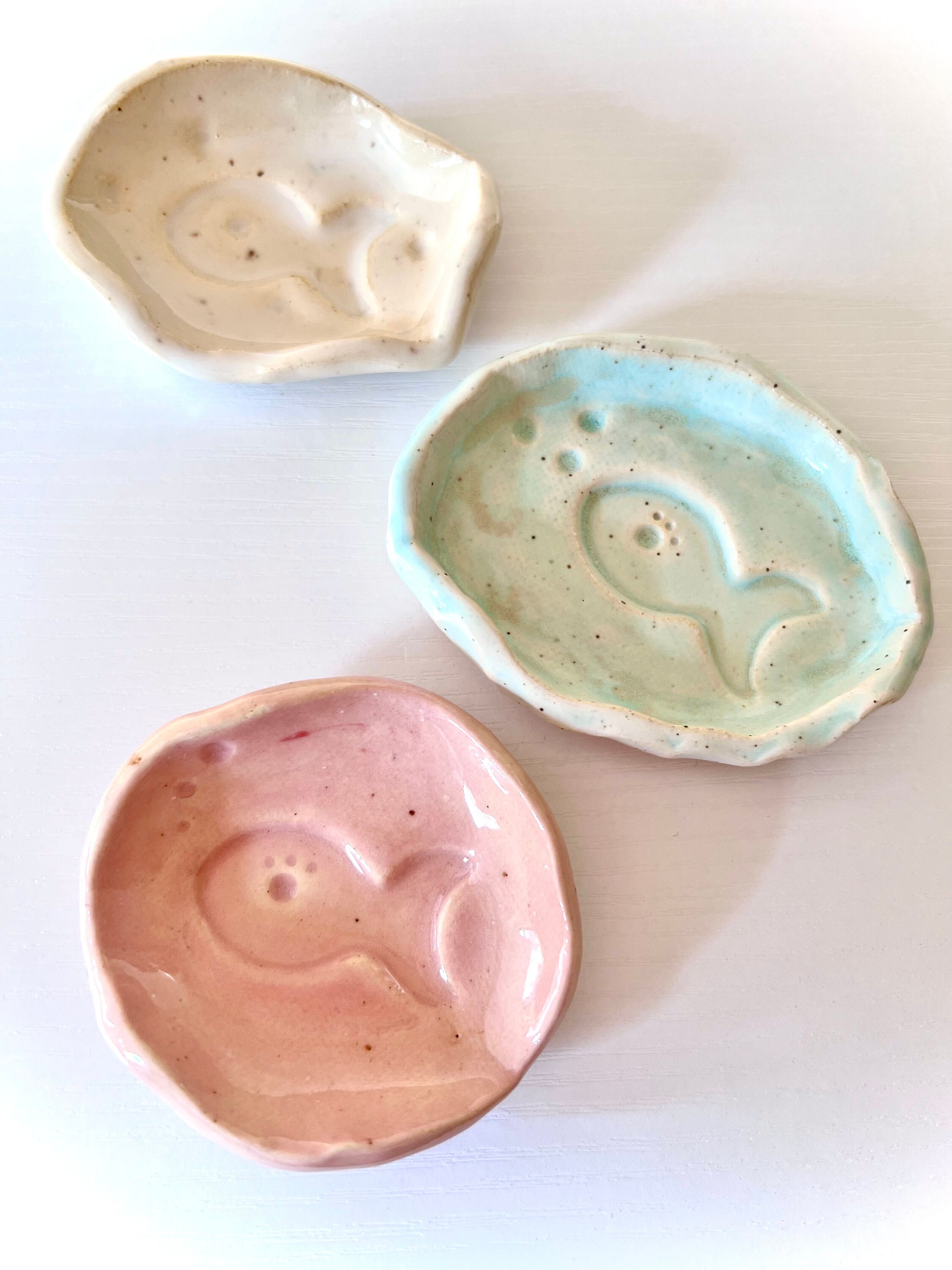 Three of Cute Fish Soy Sauce Dish Set Soy Sauce Dish Sauce - Etsy