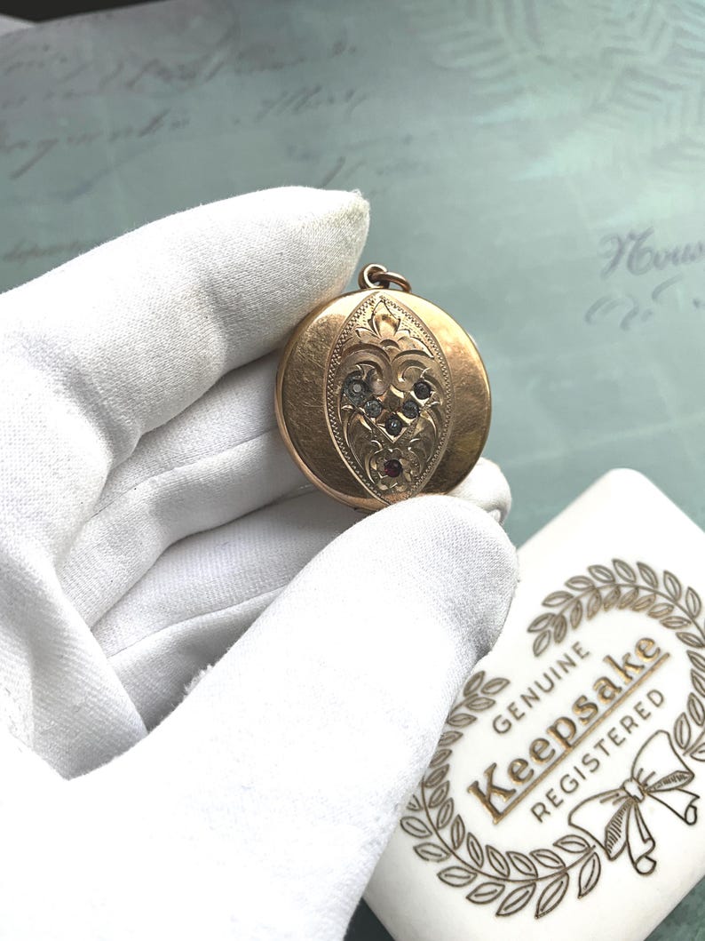 Antiqye RBM Atrice 1874 Locket, Victorian Jewelry, RB Mcdonald Keepsake ...