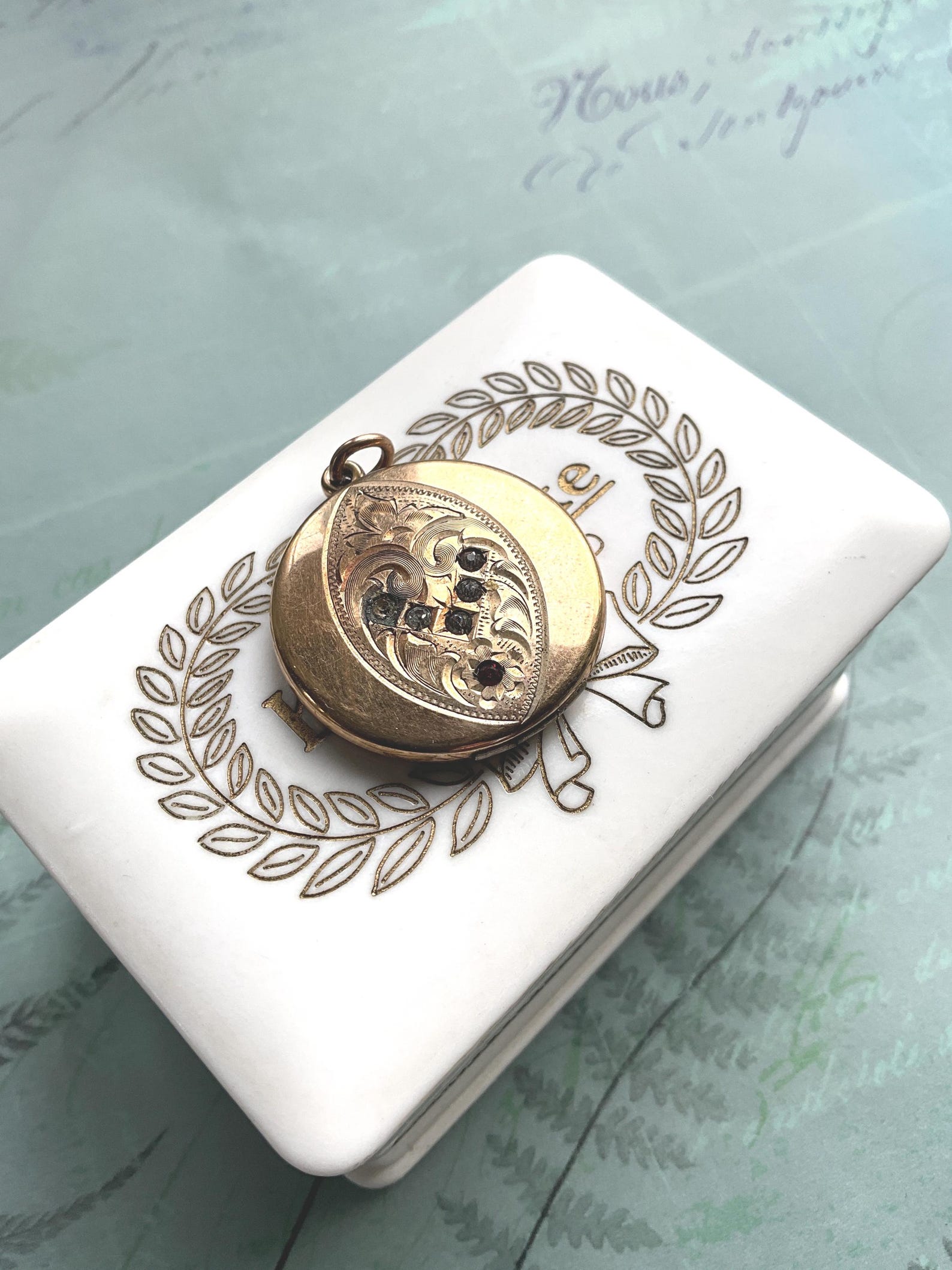 Antiqye RBM Atrice 1874 Locket, Victorian Jewelry, RB Mcdonald Keepsake ...