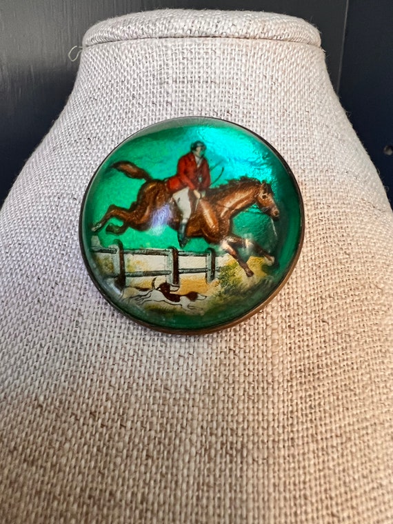 Antique 1800s Bridle Rosette Pin Brooch, Equine Jewel… - Gem