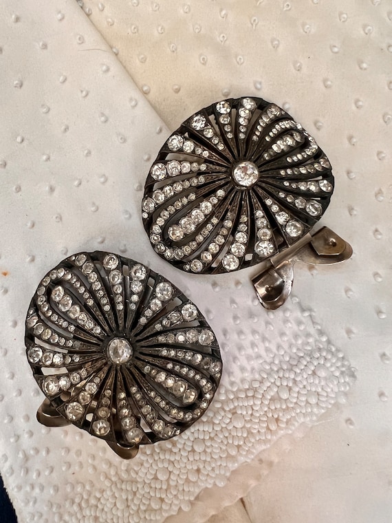 Antique Vintage Ornate Shoe Clips 2 Pairs, France Mus… - Gem