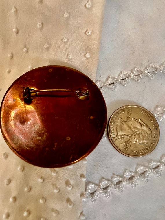 Antique 1800s Bridle Rosette Pin Brooch, Equine Jewel… - Gem