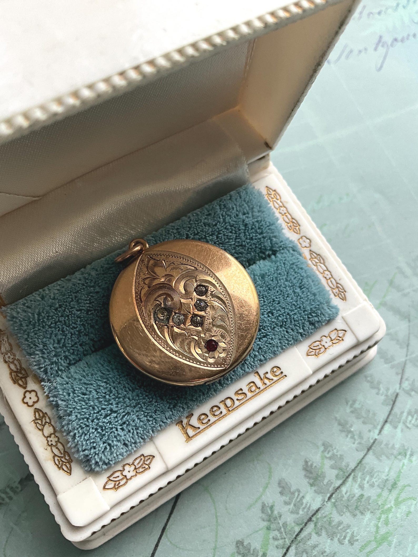 Antiqye RBM Atrice 1874 Locket, Victorian Jewelry, RB Mcdonald Keepsake ...