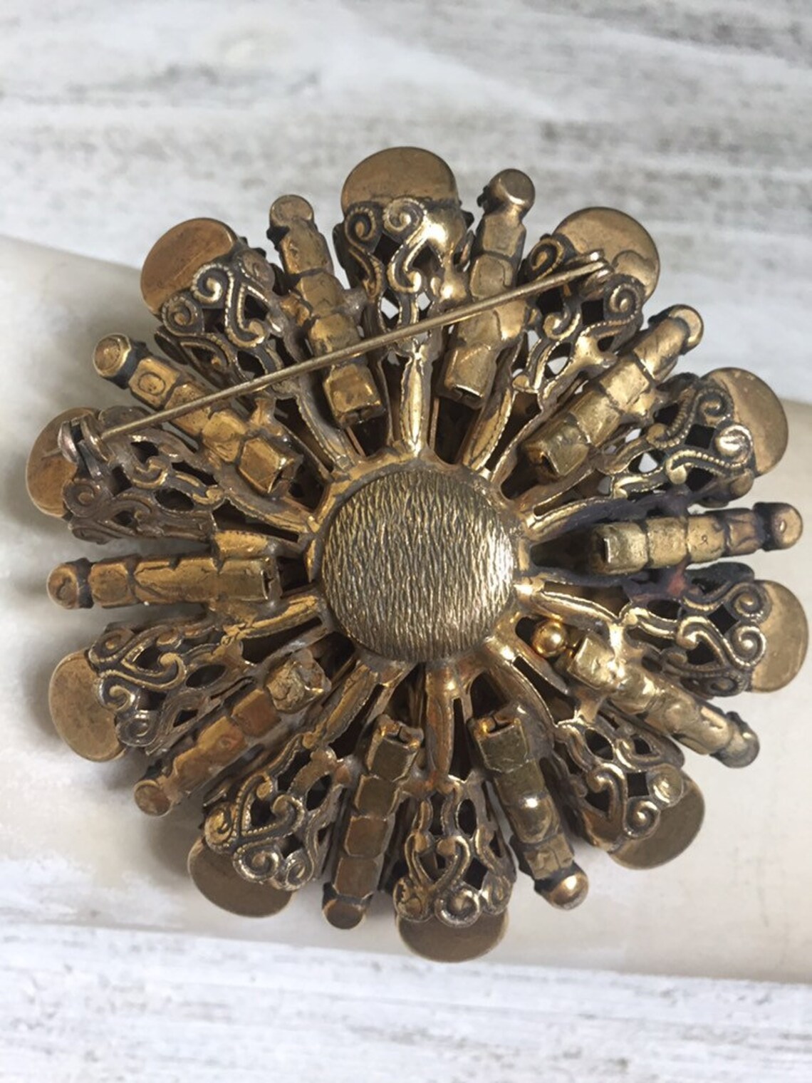 Stunning Vintage Hobe Blue Brooch with Matching Clip On | Etsy