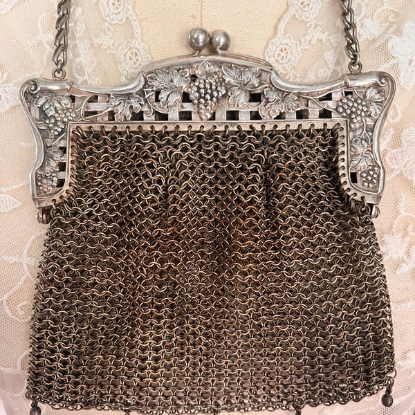 Vintage Mesh Purse - Etsy