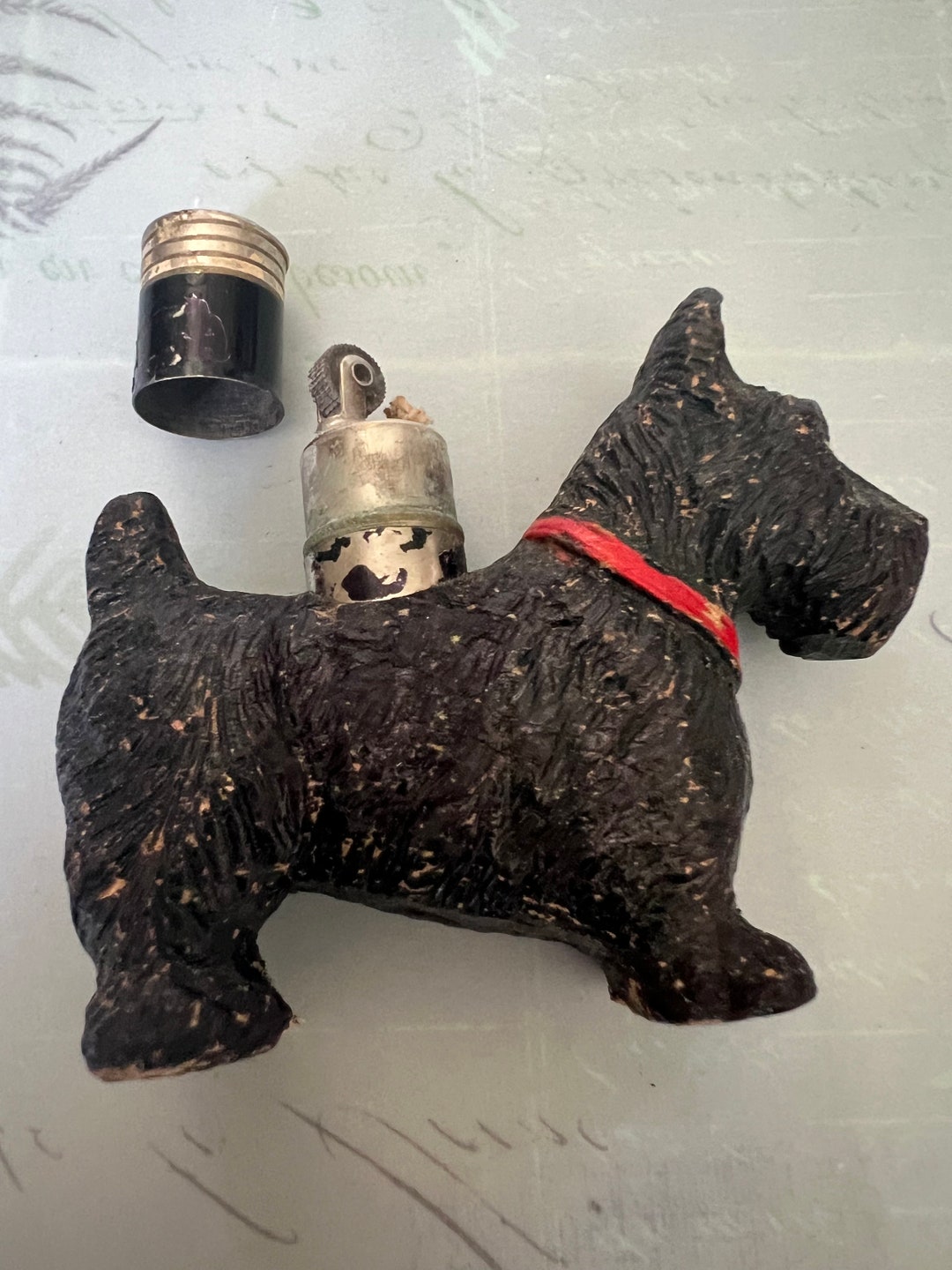 Vintage 1940s Scottie Dog Lighter: Strikealite Collectible - Etsy