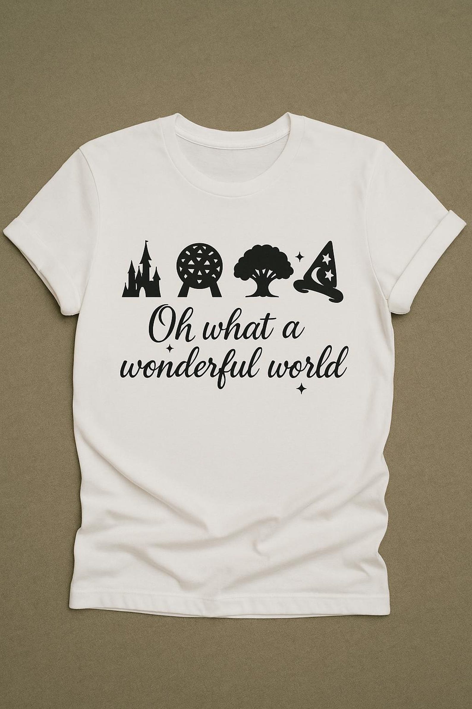 Disney Parks SVG | Oh What a Wonderful World, 4 Icons (cricut File) - Etsy