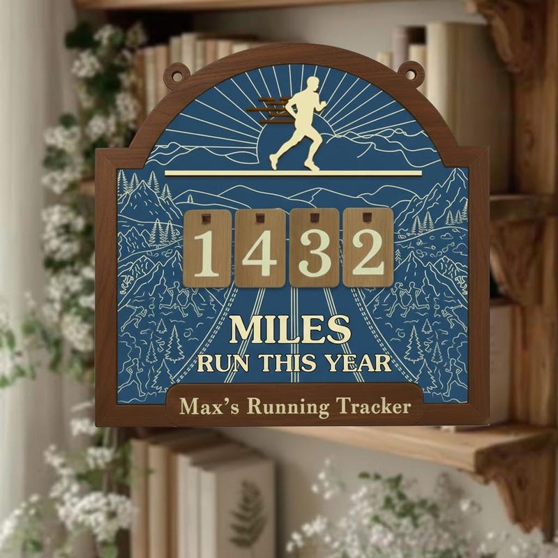 Miles Run Board - Etsy