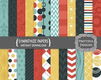 Digital Paper Pack Personal and Commercial Use Fusion | Etsy