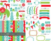 Digital Scrapbooking Printable Paper Pack Commercial Use OK Beach Party ...