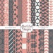 Pink and Gray Digital Paper Pack Commercial Use | Etsy