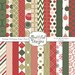 Christmas Digital Scrapbook Kit With Papers, Frames, and Clip Art ...