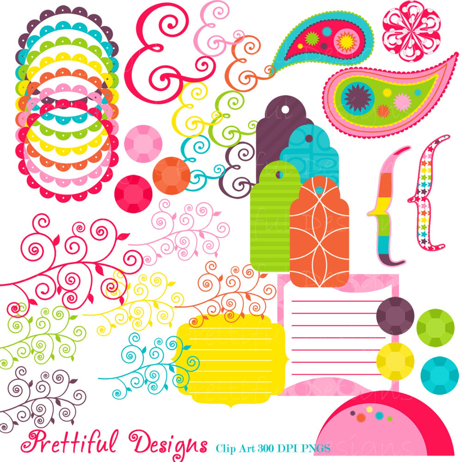 Digital Scrapbook Kit With Papers Frames Owls and Clip Art - Etsy