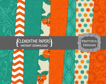 Fall Digital Textured Papers and Solid Papers With Bonus - Etsy