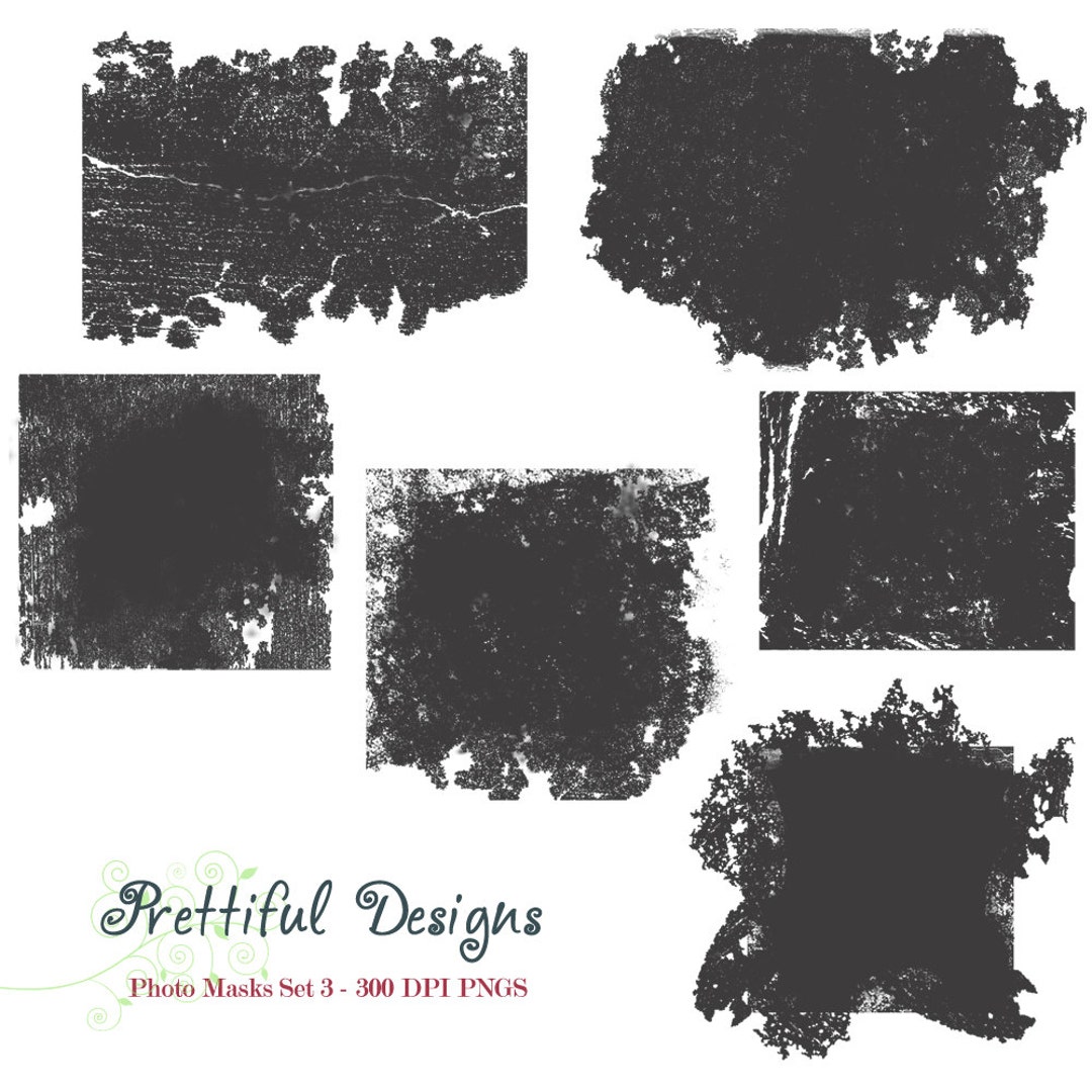 Clipping Masks, Photo Masks Set 3 - Personal or Commercial Use - Etsy