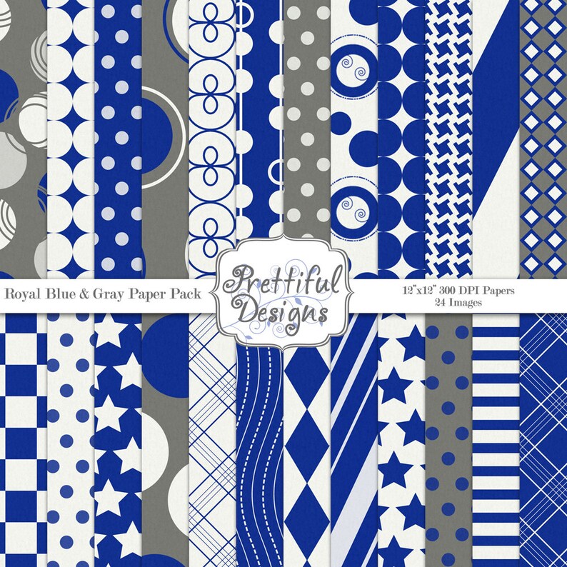 Sports Team Colors Digital Paper Pack - Personal and Commercial Use ...