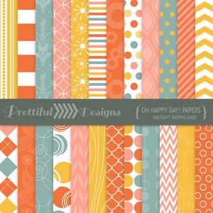 Commercial Use Digital Paper Bundle Girl Colors - Etsy