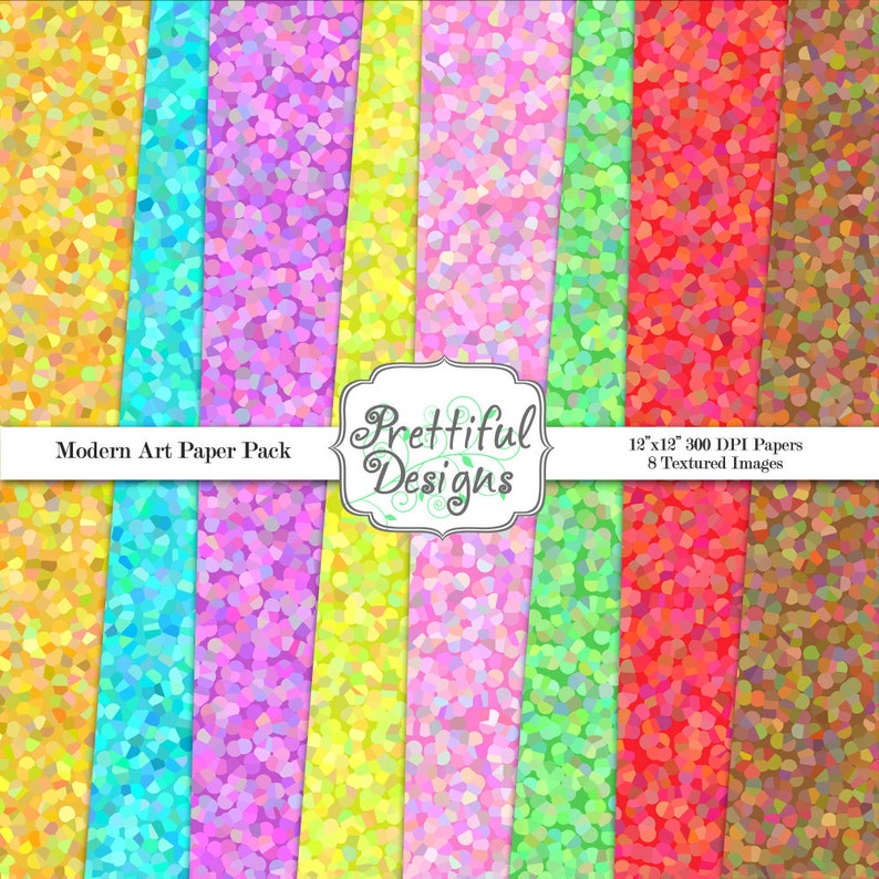 Pixelated Digital Paper Pack for Commercial Use. Pixel Paper - Etsy