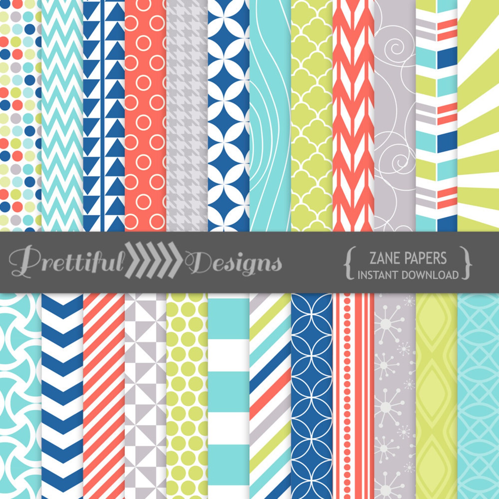 Boy Colors Digital Paper Backgrounds Printable Combo - Etsy