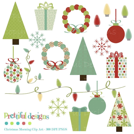 Christmas Clip Art - Personal or Commercial Use - Christmas Morning by ...