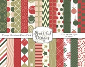 Digital Scrapbooking Printable Paper Pack Commercial Use OK Beach Party ...