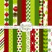Christmas Digital Scrapbook Kit With Papers, Frames, and Clip Art ...