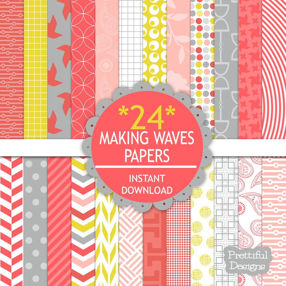 Commercial Use Digital Paper Bundle Girl Colors - Etsy