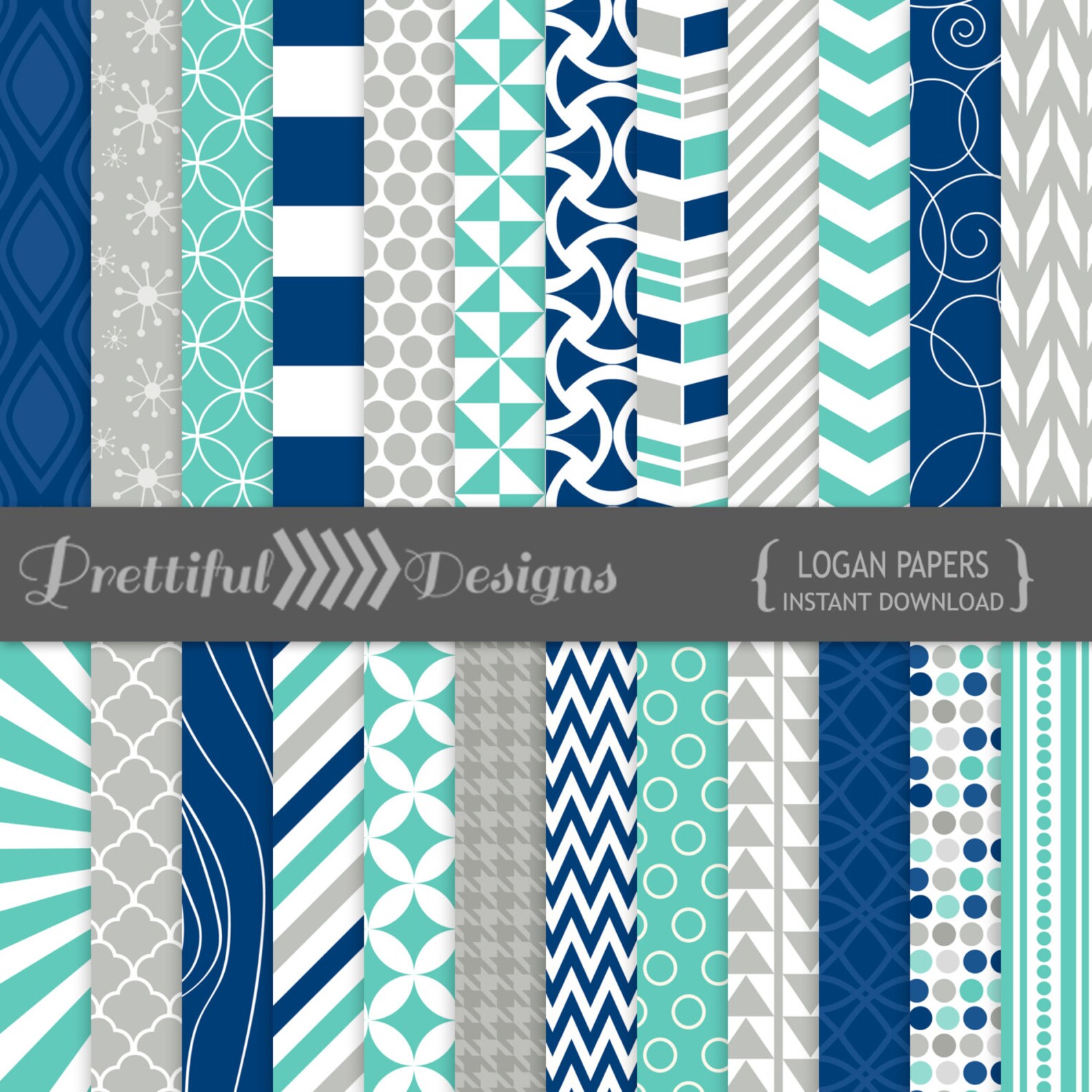 Boy Colors Digital Paper Backgrounds Printable Combo - Etsy