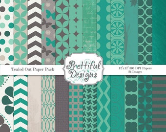 Digital Scrapbooking Printable Paper Pack Commercial Use OK | Etsy