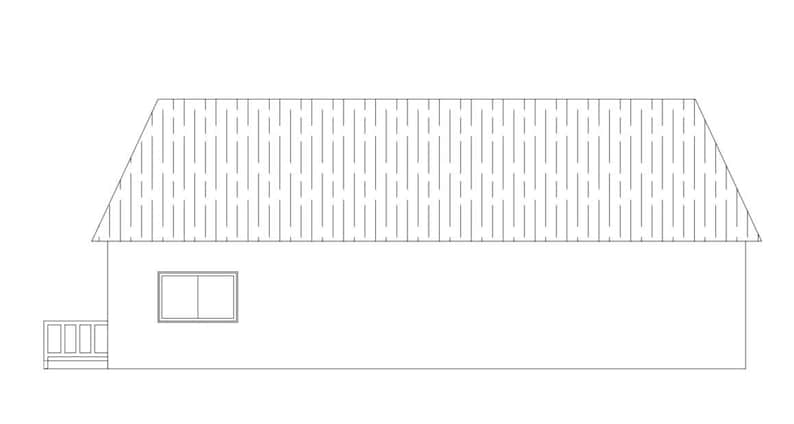 16x40 Tiny House Floor Plan: 1 Bedroom DIY Cabin Blueprint (PDF ...