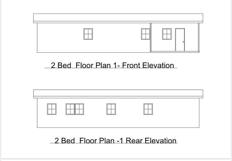 16x40 Tiny House Plans: 1 & 2 Bedroom Layouts (PDF + CAD Blueprints) - Etsy
