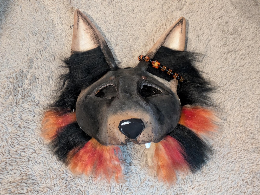 Cross Fox Therian Animal Mask - Etsy