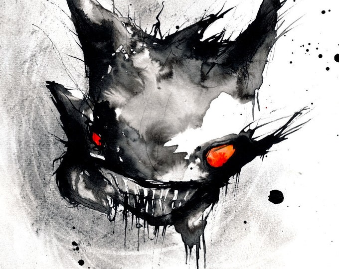 Gengar - Matte Print - Etsy