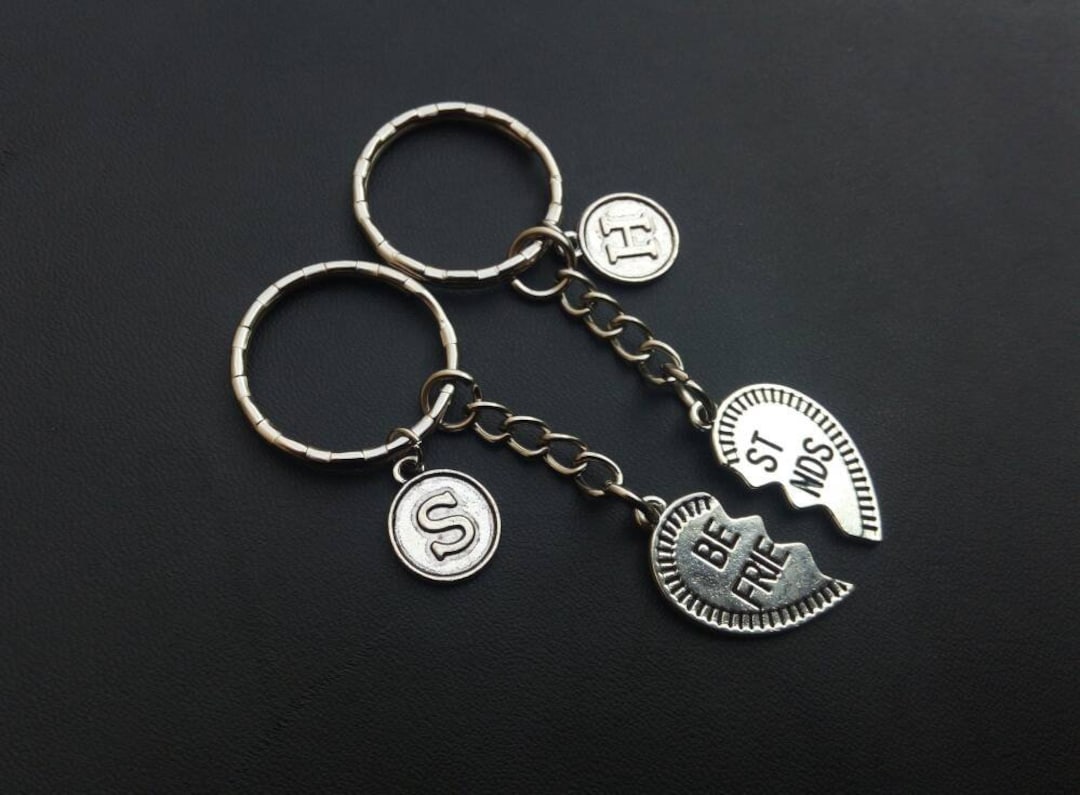 Set 2 Best Friend Keychains, Bff Gifts, Bff Keychain, Bff Handbag Charm ...