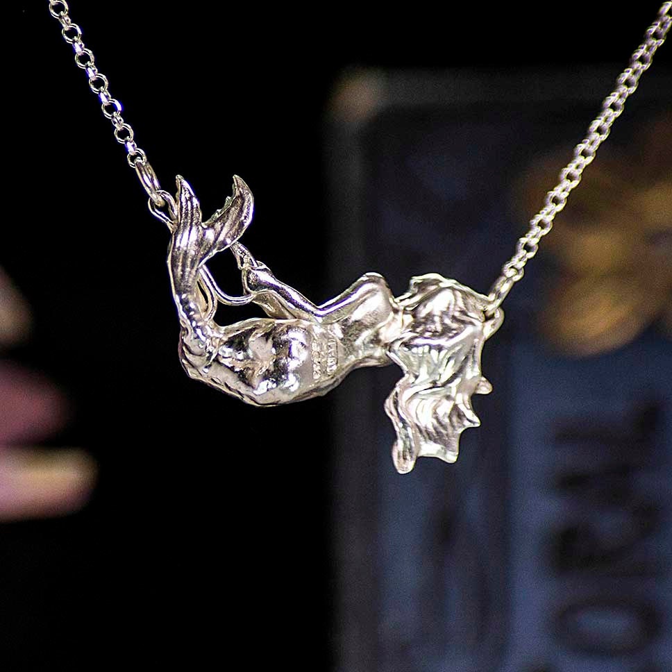 Handmade Mermaid Pendant Sterling Silver - Etsy