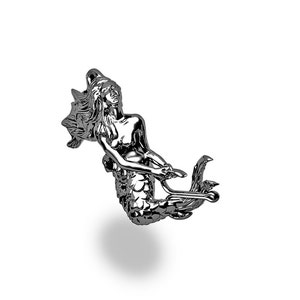 Handmade Mermaid Pendant - Sterling Silver - Etsy