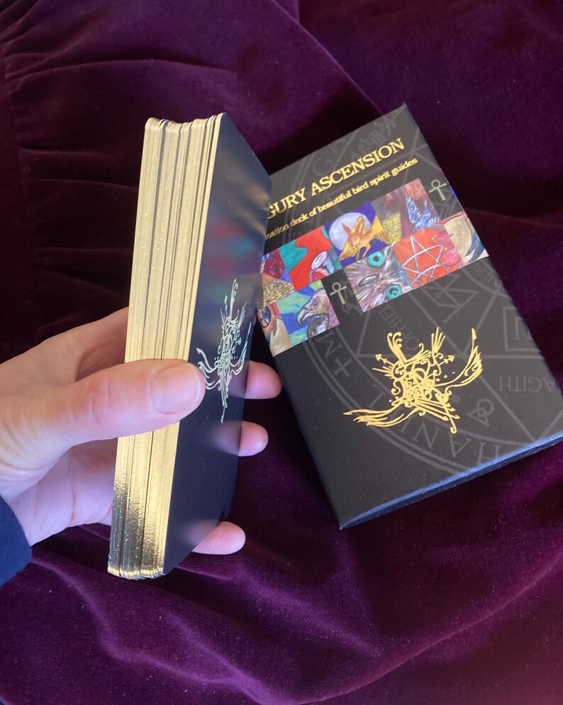 Oracle Deck Limited Edition Luxury Large GOLD FOILED Augury Ascension ...