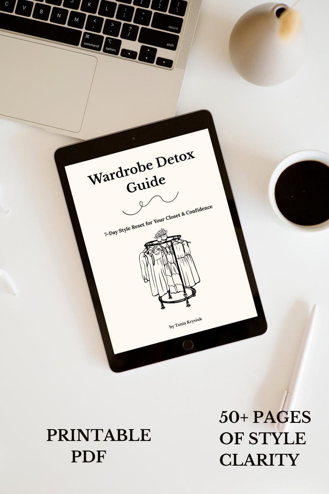 Wardrobe Detox Challenge | 7-day Style Reset PDF | Digital Planner for ...
