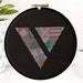 Geometric Initial - V - Modern Cross Stitch Pattern - Digital Download ...