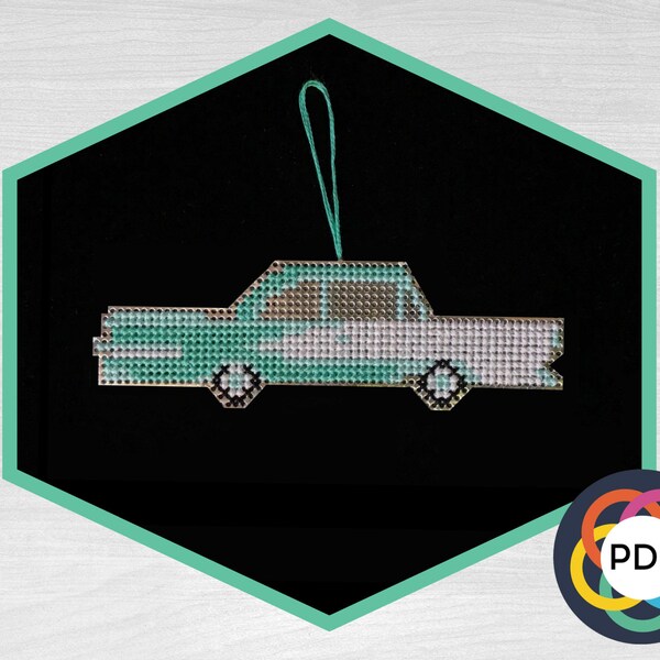 Corvette Cross Stitch Pattern - Etsy