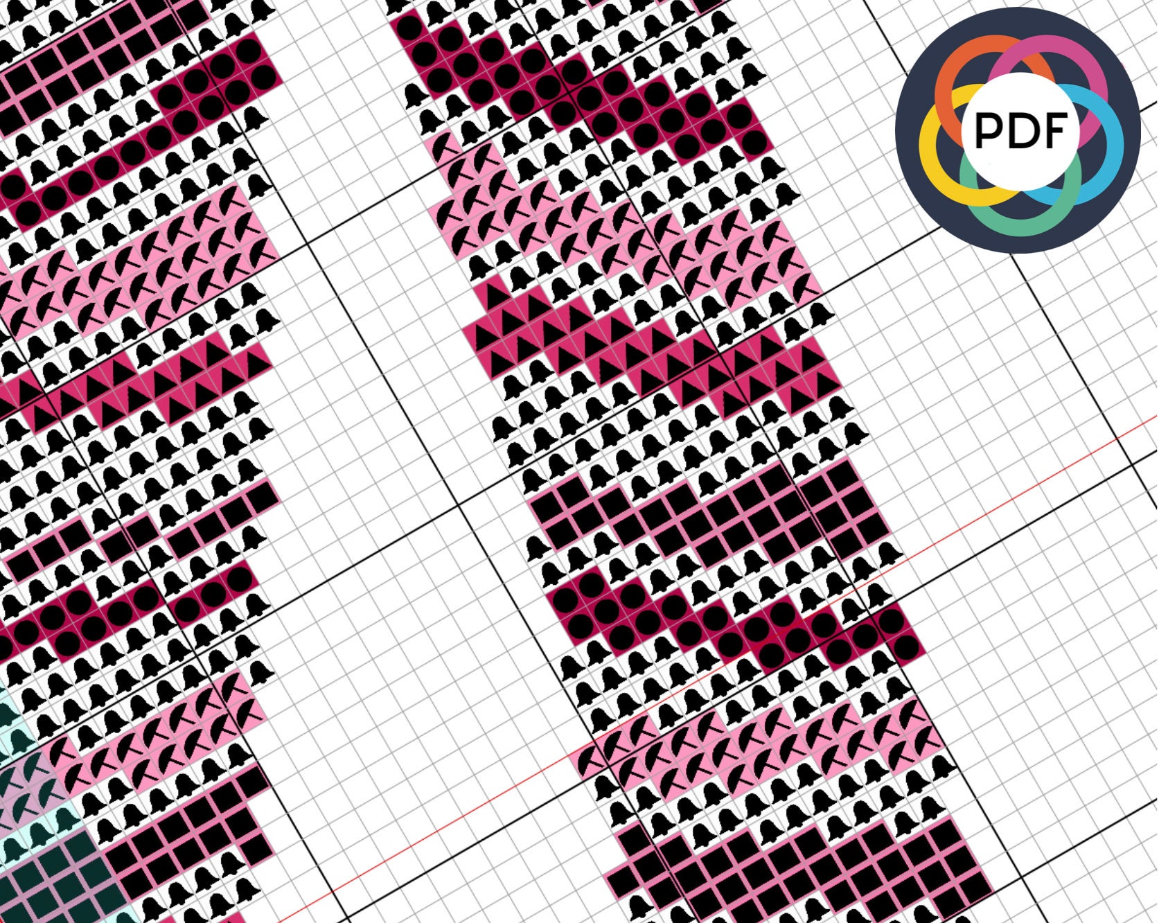 Marble Initial A Modern Cross Stitch Pattern Digital - Etsy