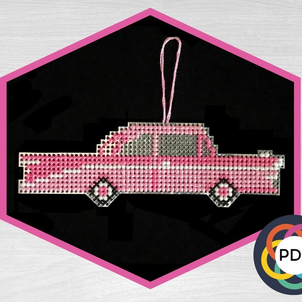 Corvette Cross Stitch Pattern - Etsy