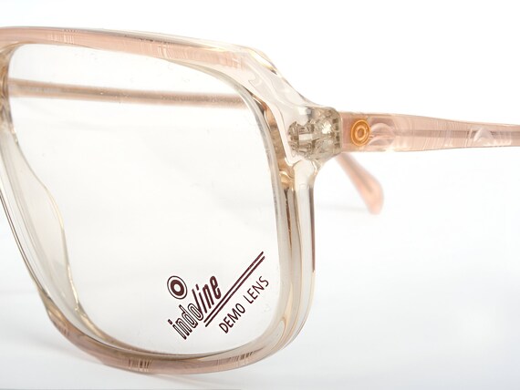 Beige Transparent eyeglasses, clear glasses frames, r… - Gem