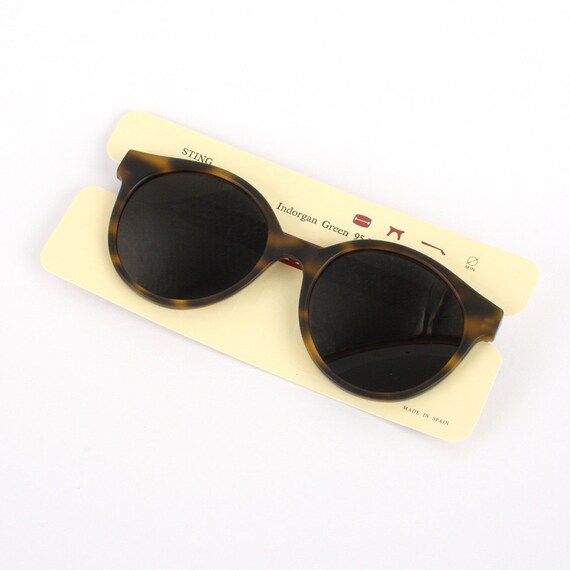 vintage tortoise round sunglasses - oversized sun gla… - Gem