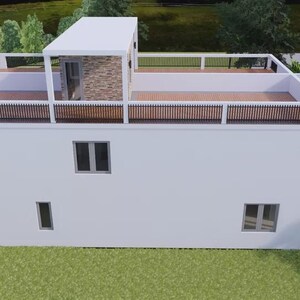 15x54 Feet Home Design Plan 4.5x16 Meter 3 Bed 3 Bath Terrace Pdfs - Etsy